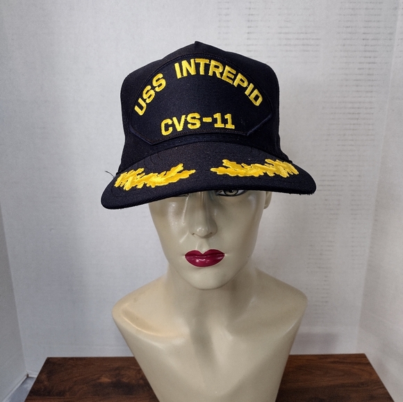 Eagle Crest | Accessories | Us Navy Uss Intrepid Cvs1 Usn Snapback Hat ...